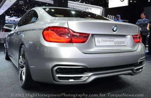 The rear end of the BMW Concept 4 Series Coupe | Torque News